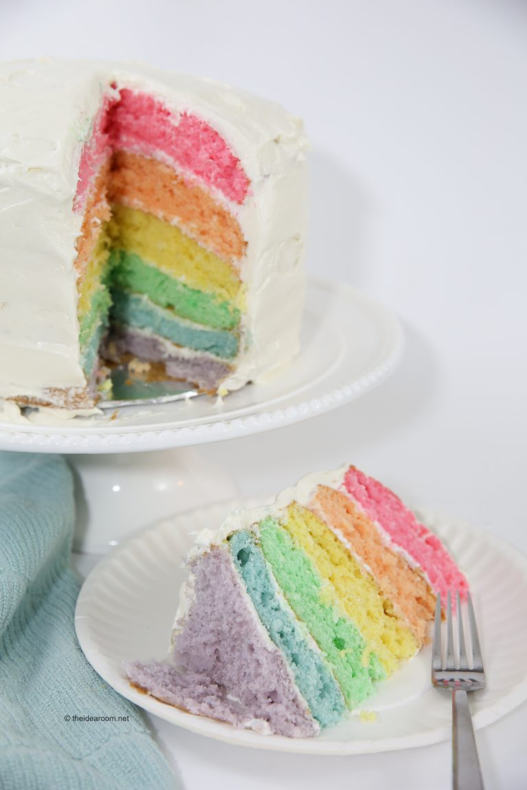 Rainbow Layer Cake Recipe