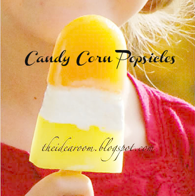 Candy Corn Treats--Popsicles