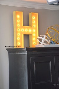 DIY Lighted Sign - The Idea Room