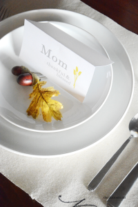 Thanksgiving Place Cards The Idea Room