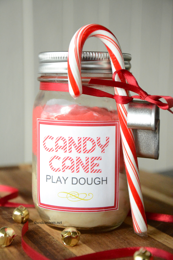 Candy Cane Playdough - The Idea Room