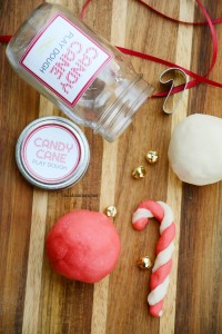 How to Make Candy Cane Playdough - The Idea Room