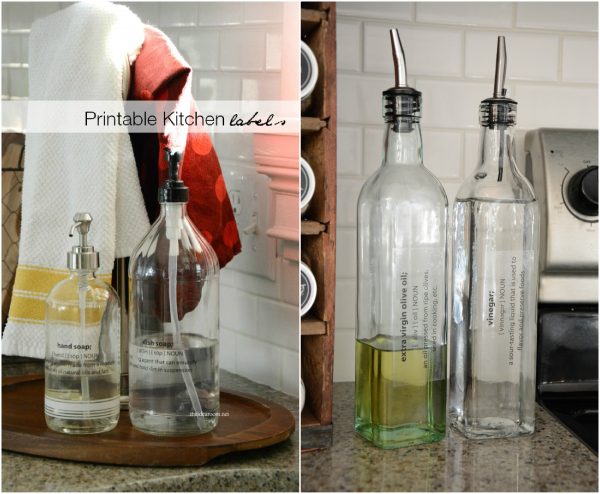 Printable Kitchen Organization Labels - The Idea Room