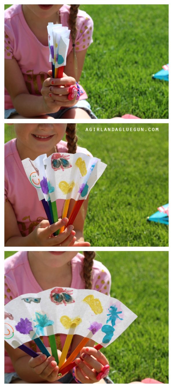 DIY Fruit Fans: Kids Craft - The Idea Room