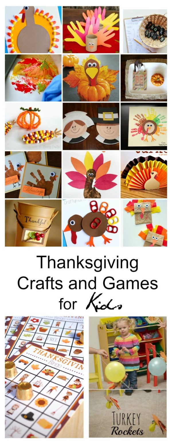 Easy Thanksgiving Crafts and Party Games for Kids of All Ages - The ...