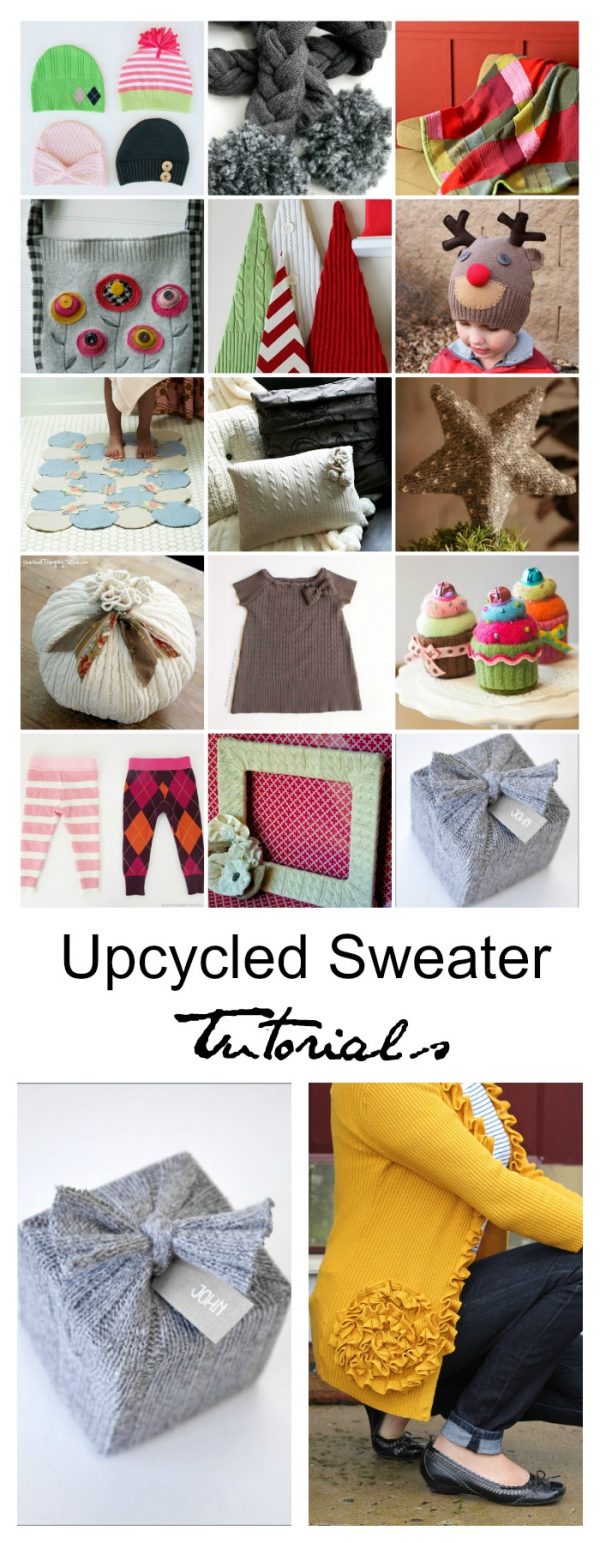 30 Upcycled Sweater Tutorials - The Idea Room
