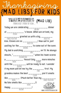 Thanksgiving Crafts and Games for Kids - The Idea Room
