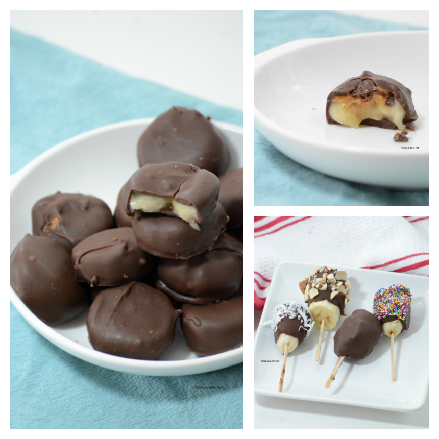 How to Make Frozen Chocolate Covered Bananas - The Idea Room