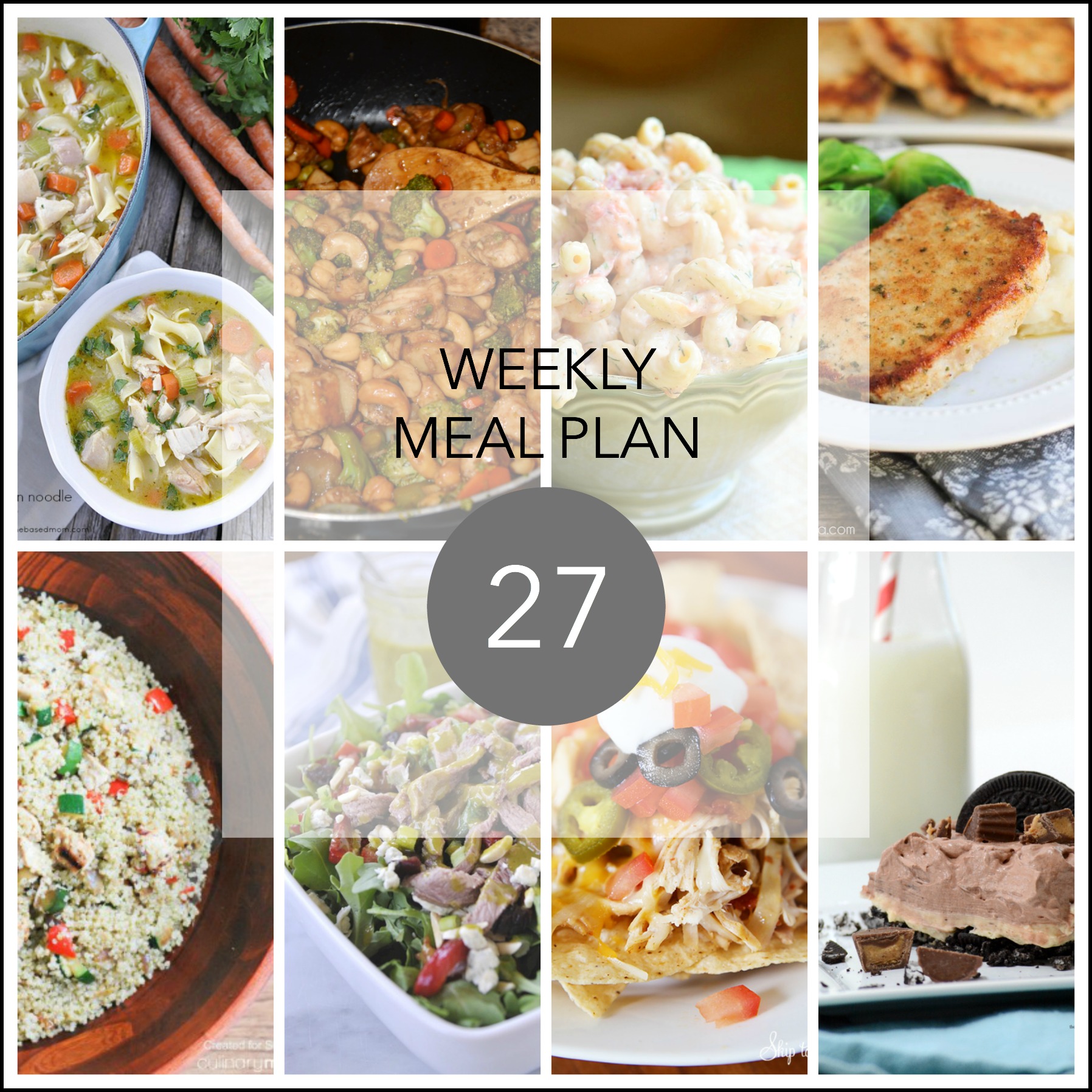 Weekly Menu Plan 27 The Idea Room Weekly Menu Plan 27 The Idea Room