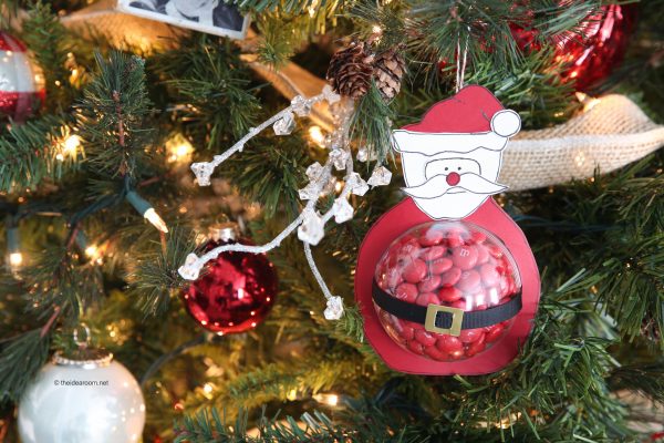 Santa Claus Paper Ornaments - The Idea Room