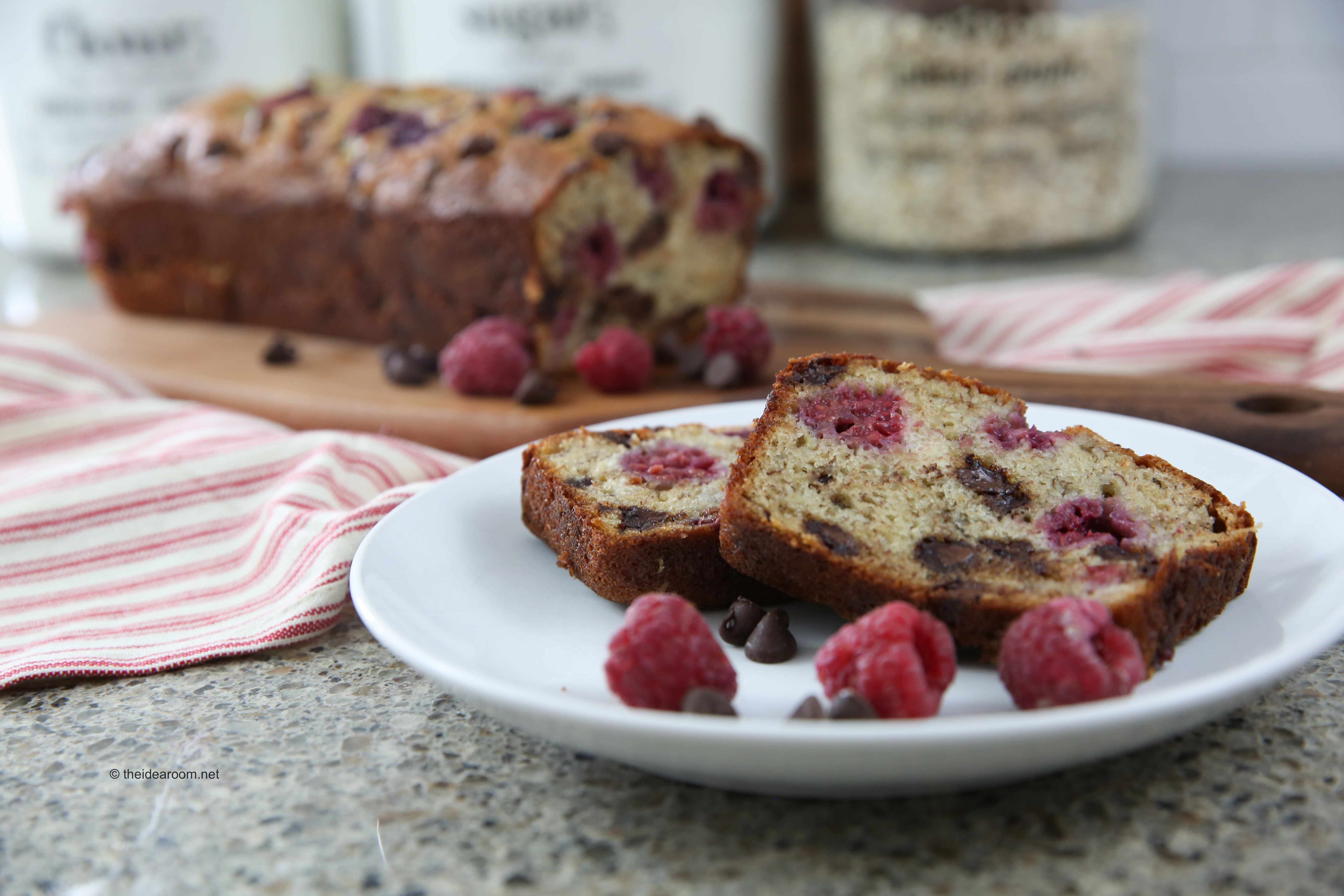 Raspberry Chocolate Chip Banana Bread Recipe Quick Bread