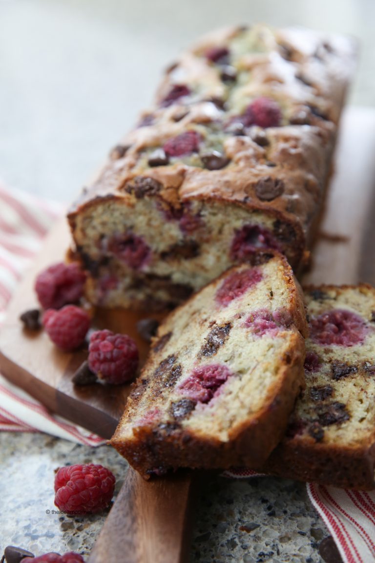 Raspberry Chocolate Chip Banana Bread Recipe Quick Bread