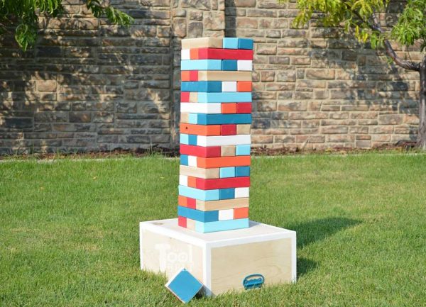 How to Make a DIY Giant Jenga Game - The Idea Room