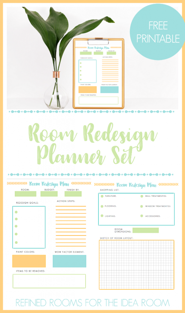 Printable Room Redesign Plan - The Idea Room