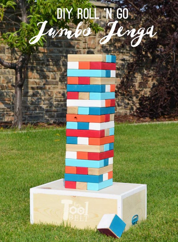 How to Make a DIY Giant Jenga Game - The Idea Room