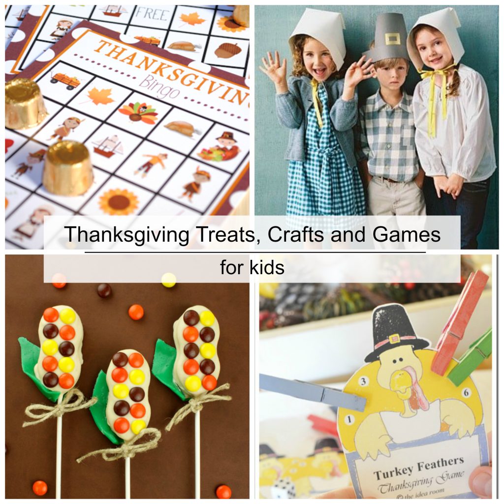 Thanksgiving Treats, Crafts and Games for Kids - The Idea Room