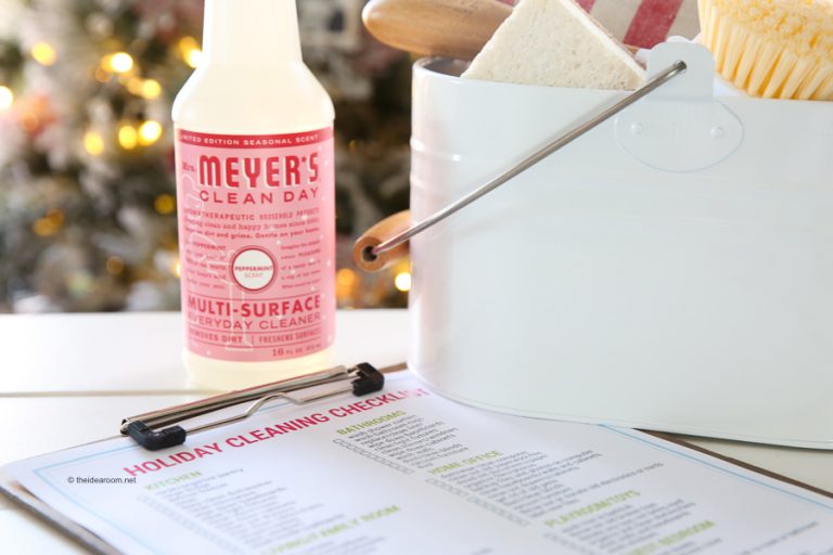 FREE Holiday Cleaning Checklist Printable