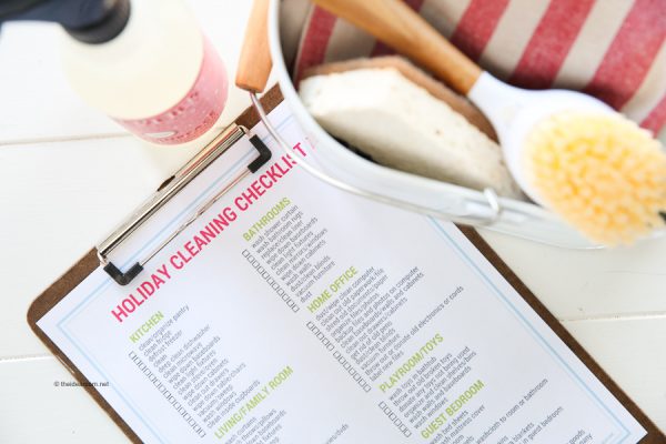 FREE Holiday Cleaning Checklist Printable