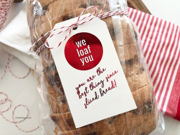 Printable Bread Gift Tags