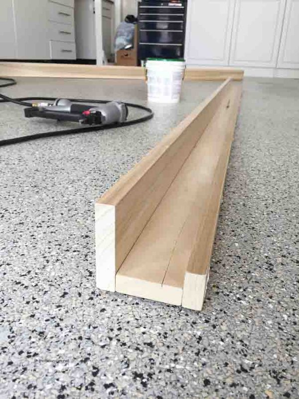 How to Make DIY Photo Ledges for a Photo Wall