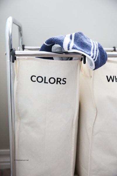 Laundry Room Organization and Printable Laundry Room Labels - The Idea Room
