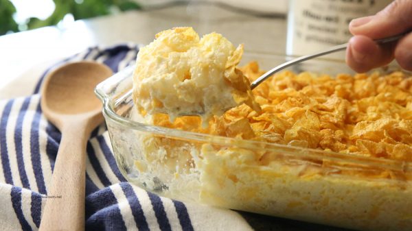 The Best Cheesy Potato Casserole Recipe - The Idea Room