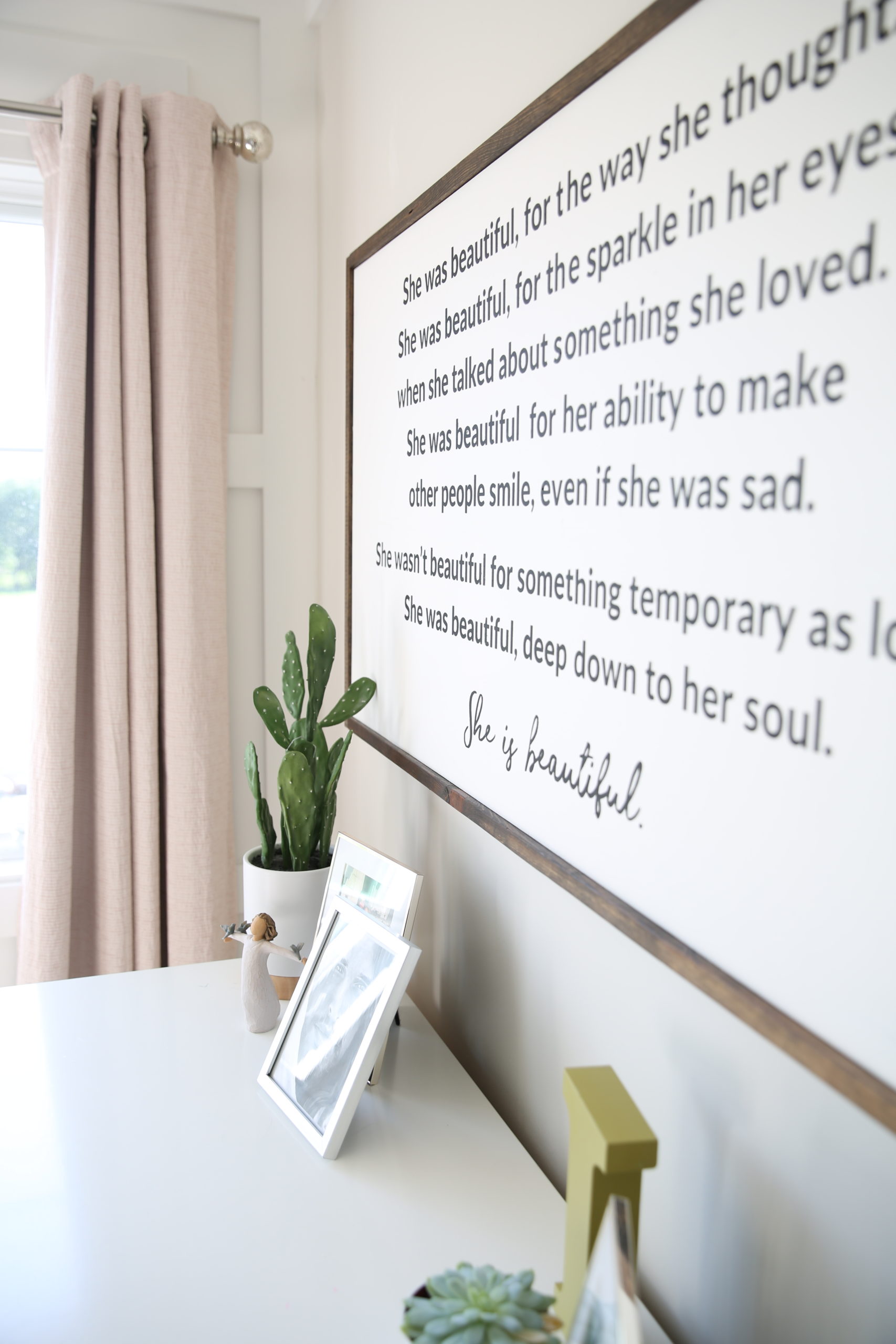 Girl’s Room Decor: DIY Wood Sign - The Idea Room