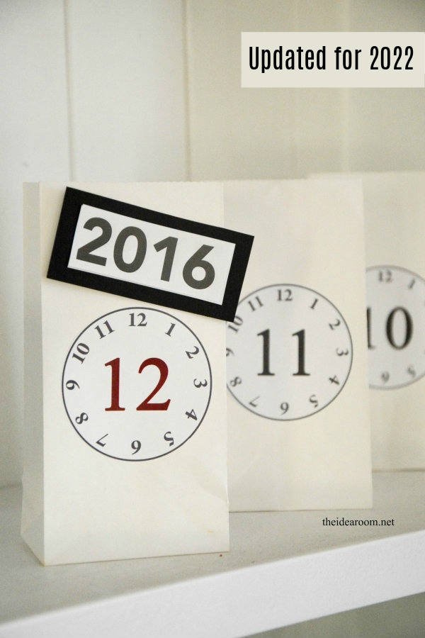 New Year's Eve Countdown Activity Bags - The Idea Room