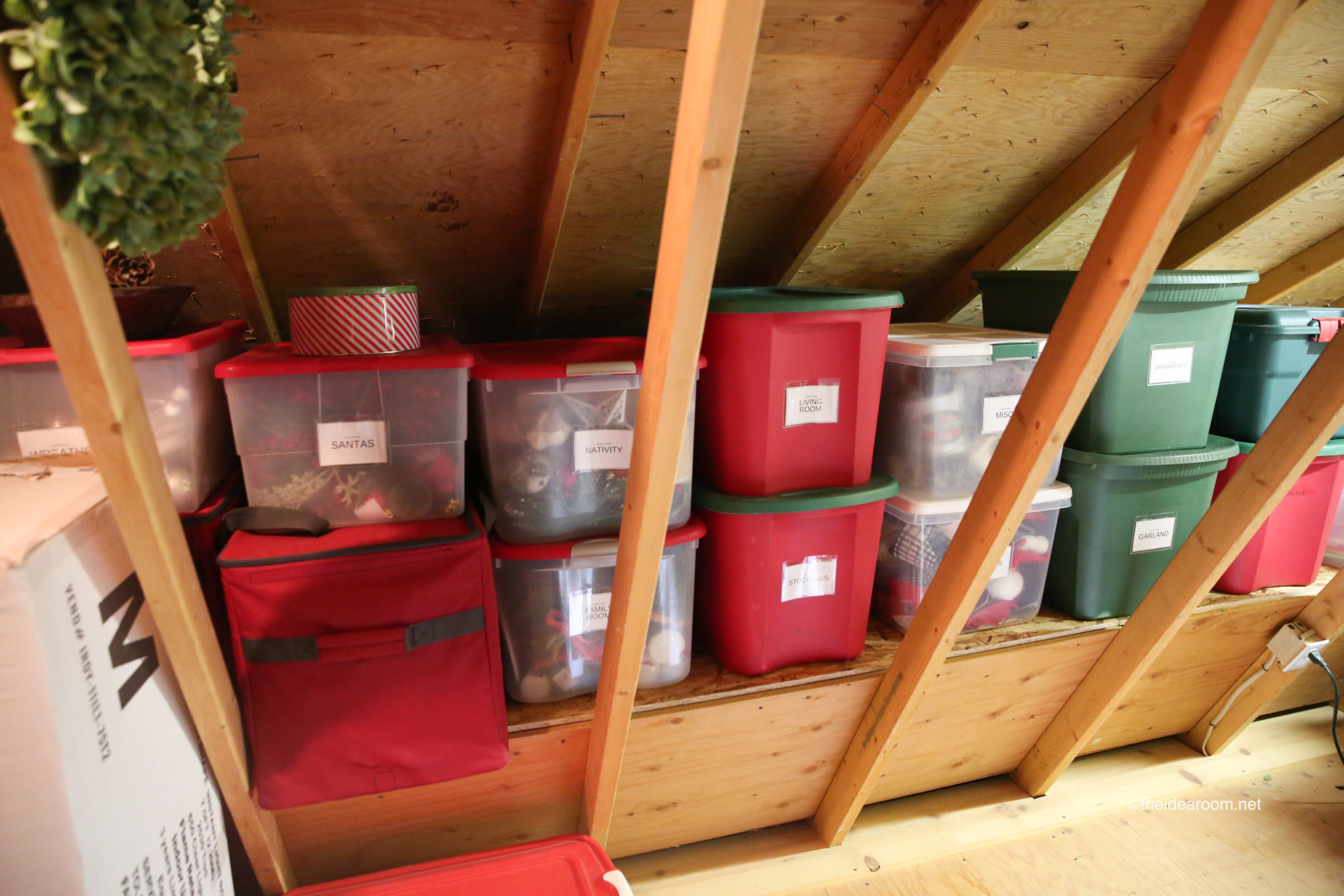Holiday Decor Organization Labels - The Idea Room