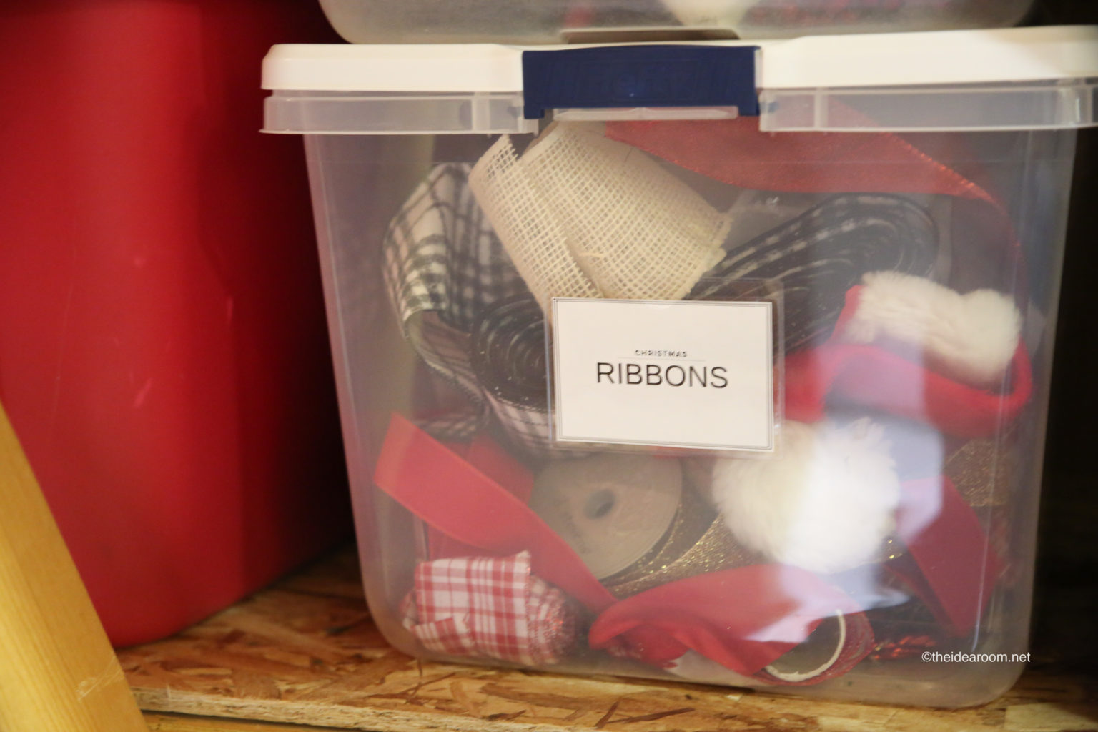Holiday Decor Organization Labels - The Idea Room