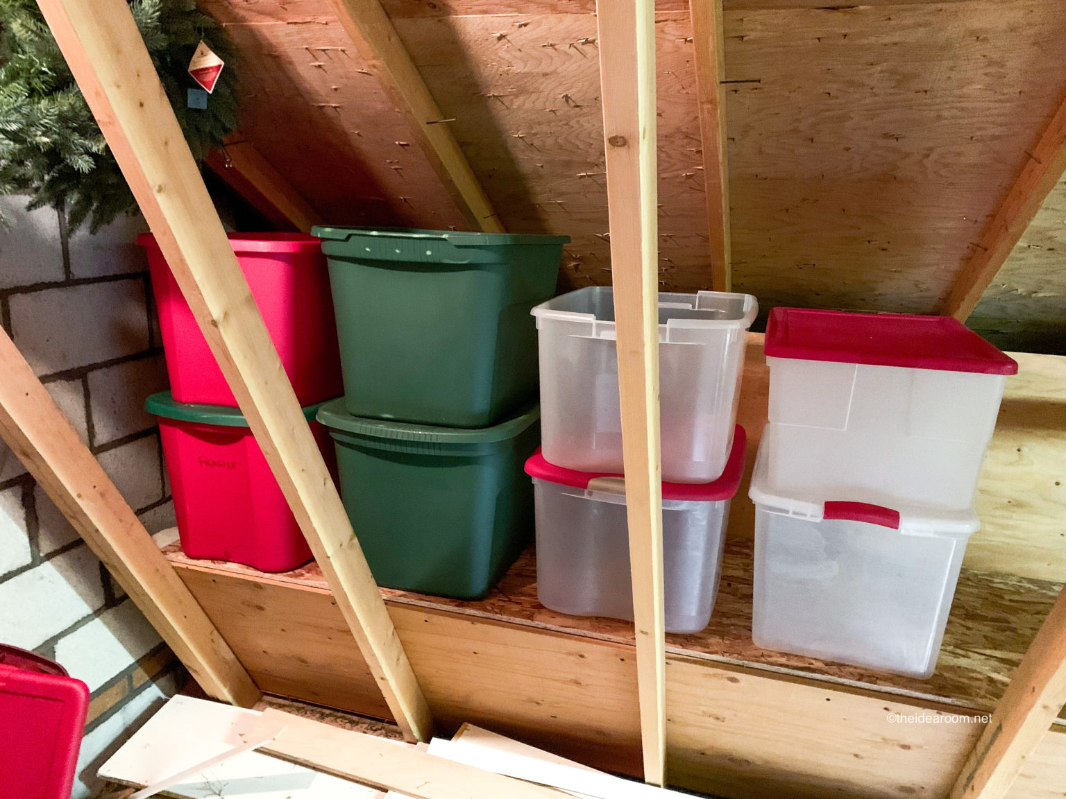 Holiday Decor Organization Labels - The Idea Room