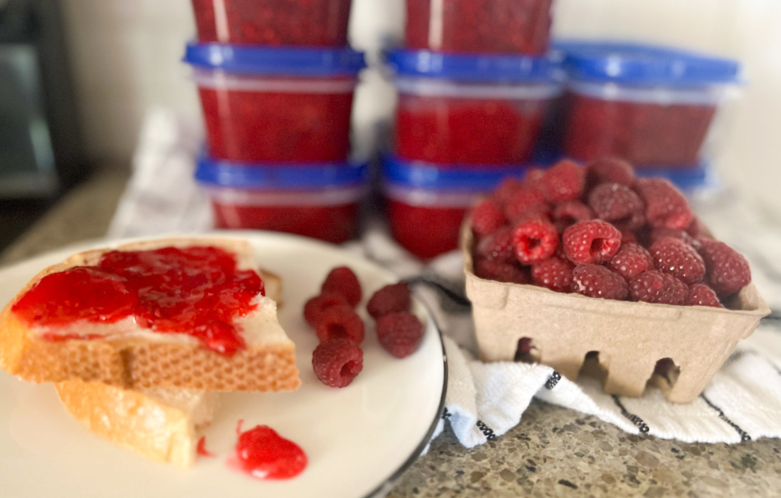 How to Make Raspberry Freezer Jam in Under 30 Minutes - The Idea Room