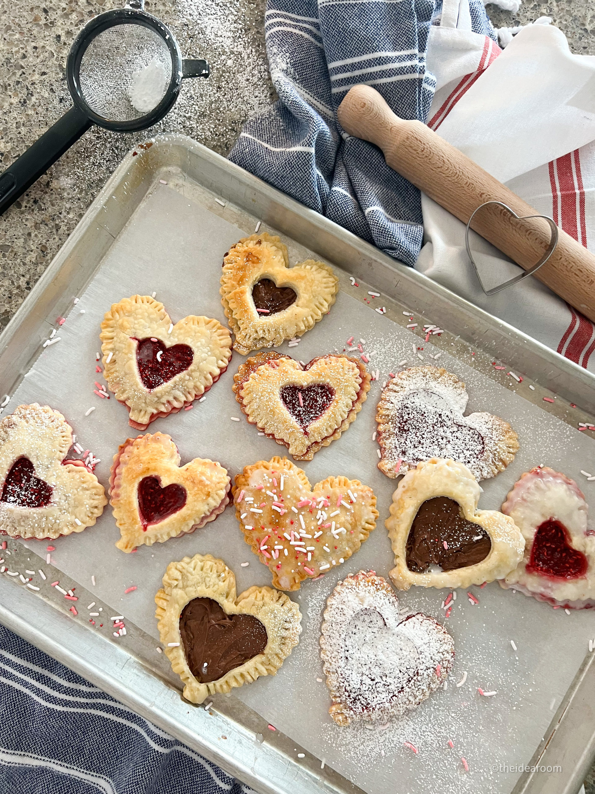 How to Make Heart Shaped Hand Pies for Valentine’s Day - The Idea Room