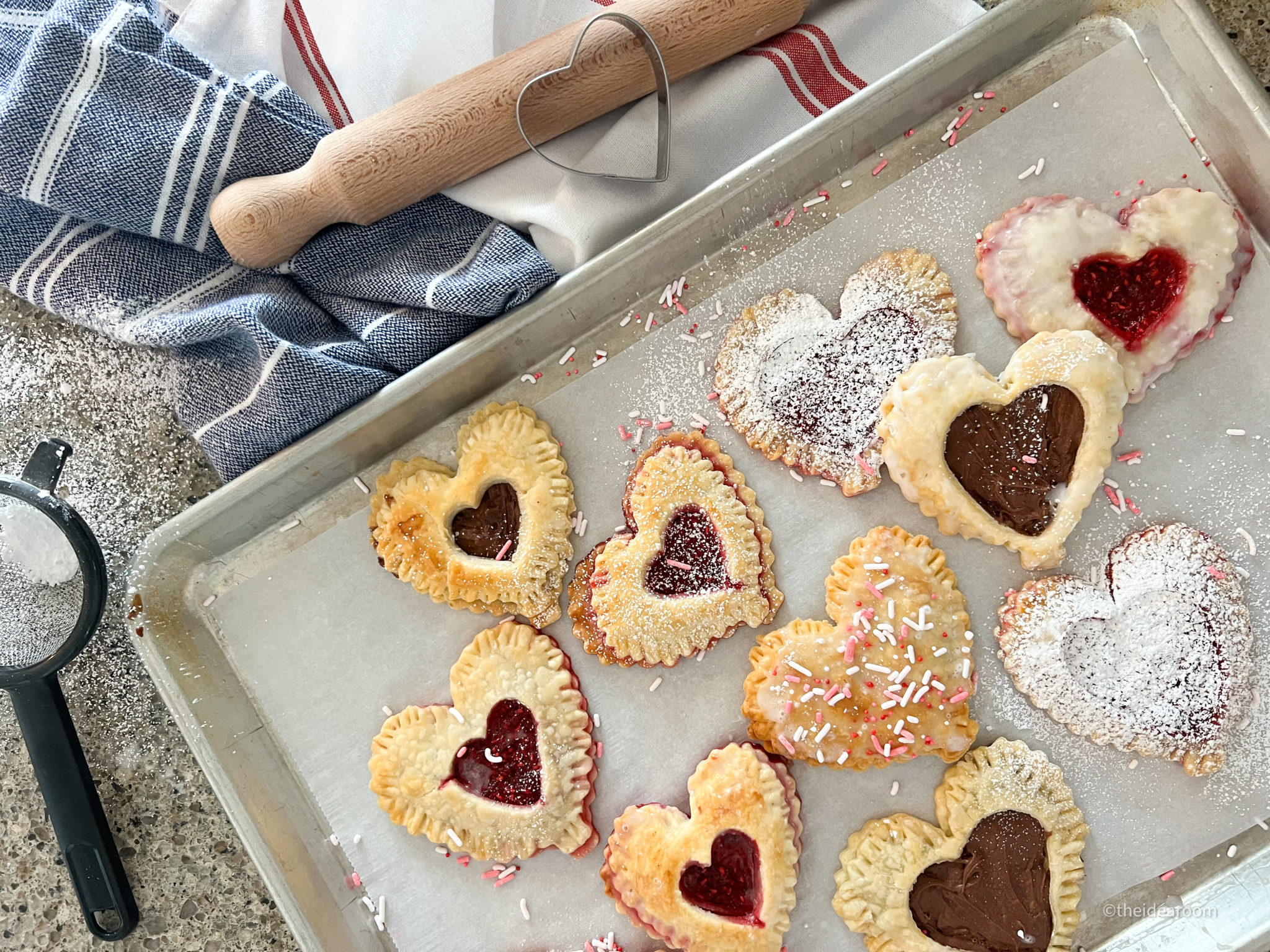 How to Make Heart Shaped Hand Pies for Valentine’s Day - The Idea Room