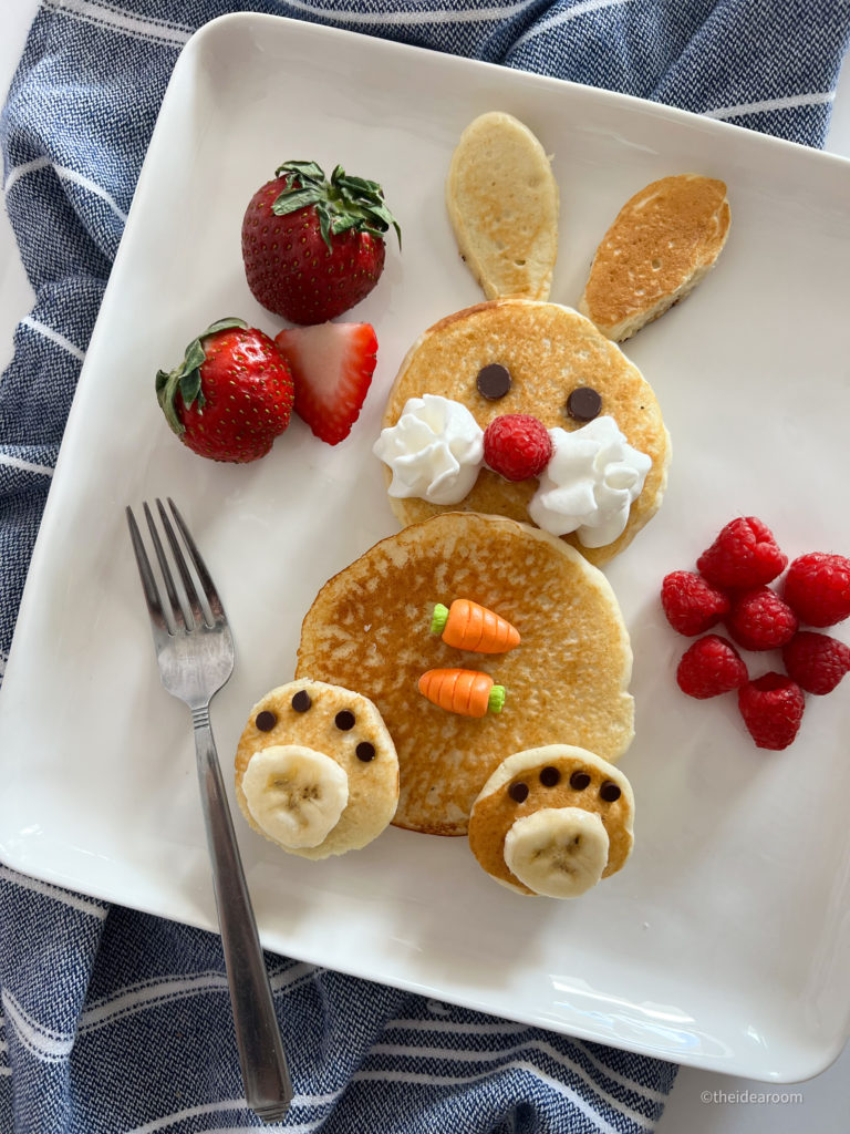 How to Make Easter Bunny Pancakes Video Tutorial