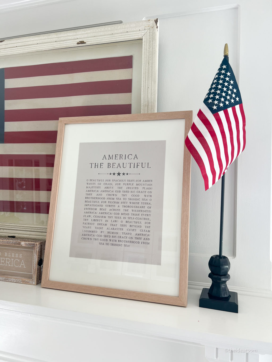 How to Make a Finial Flag Stand - The Idea Room